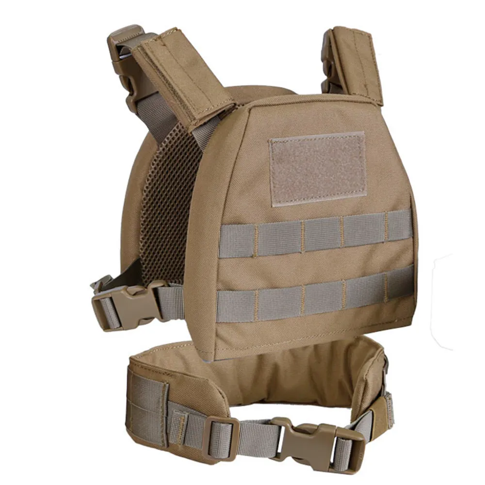 Kids Mini Tactical Vest With Patrol Loading Bearing Belt Molle Combat ...