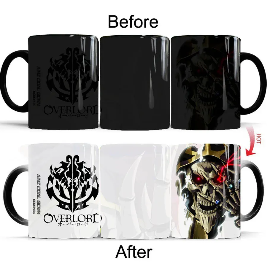 JK Overlord Ainz Ooal Gown Cosplay Harga Mug Custom Color Changing ...