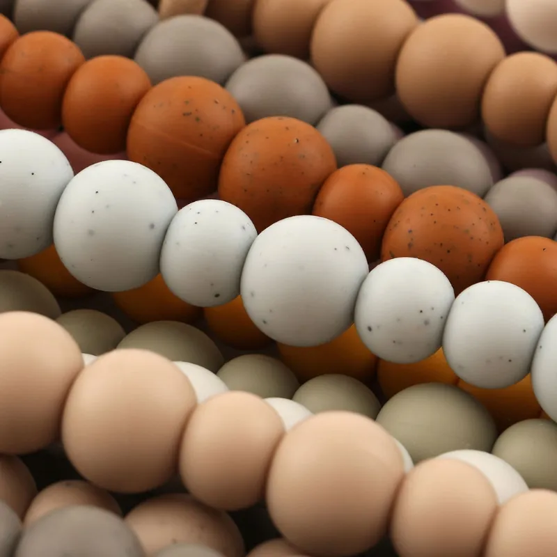 Wooden Bead Pacifier Chain Clip for Baby Infant Toddler Chew Toy Holder ...