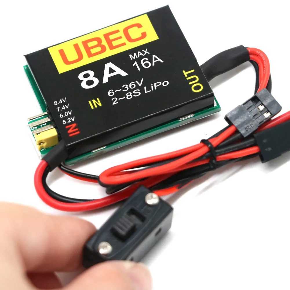 DHgate.com:Dual 8A/16A UBEC 6-36V Power Supply for RC Car, Airplane ...
