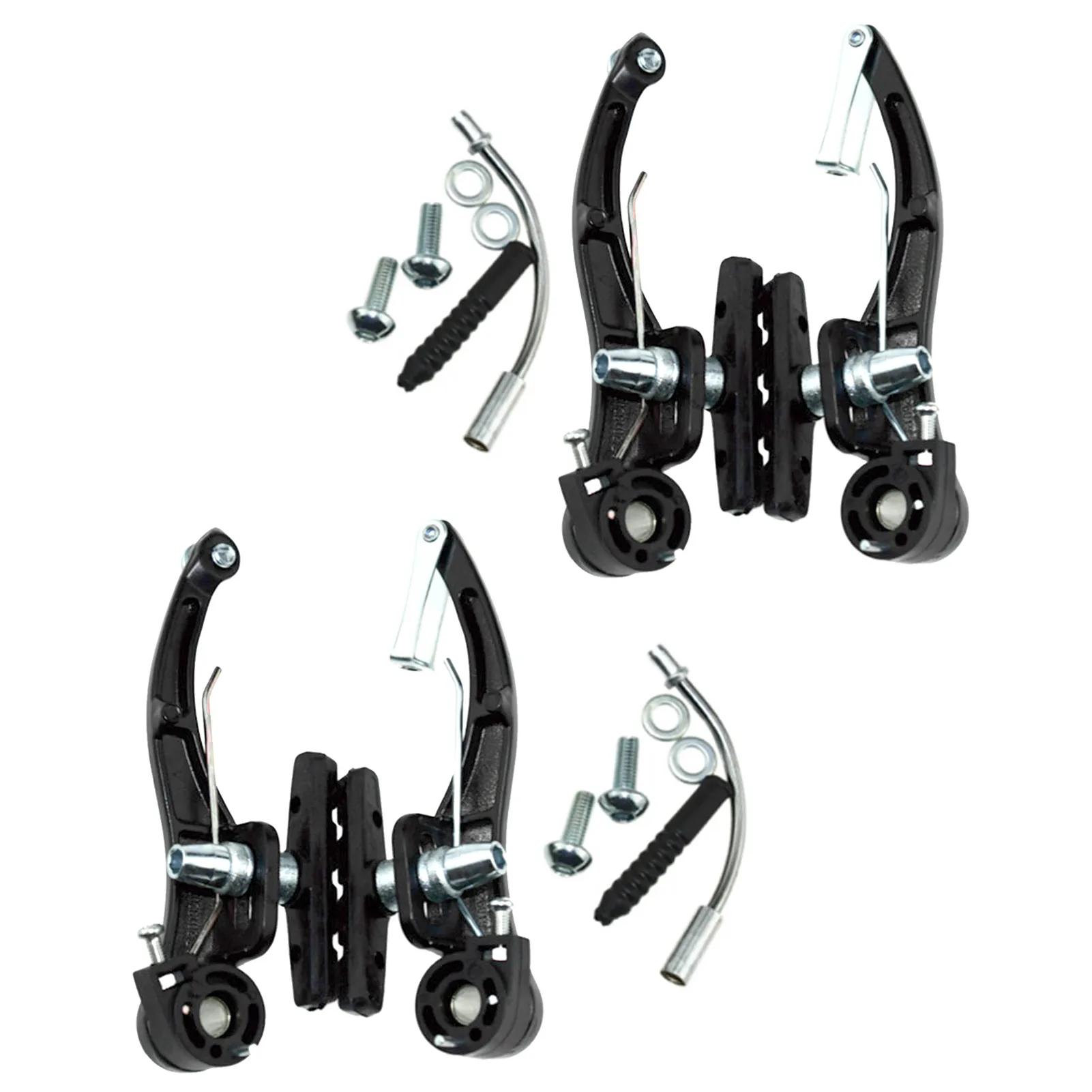 Universal Bike Brakes Set - Front & Rear Kit for Mountain & Road Bikes ...
