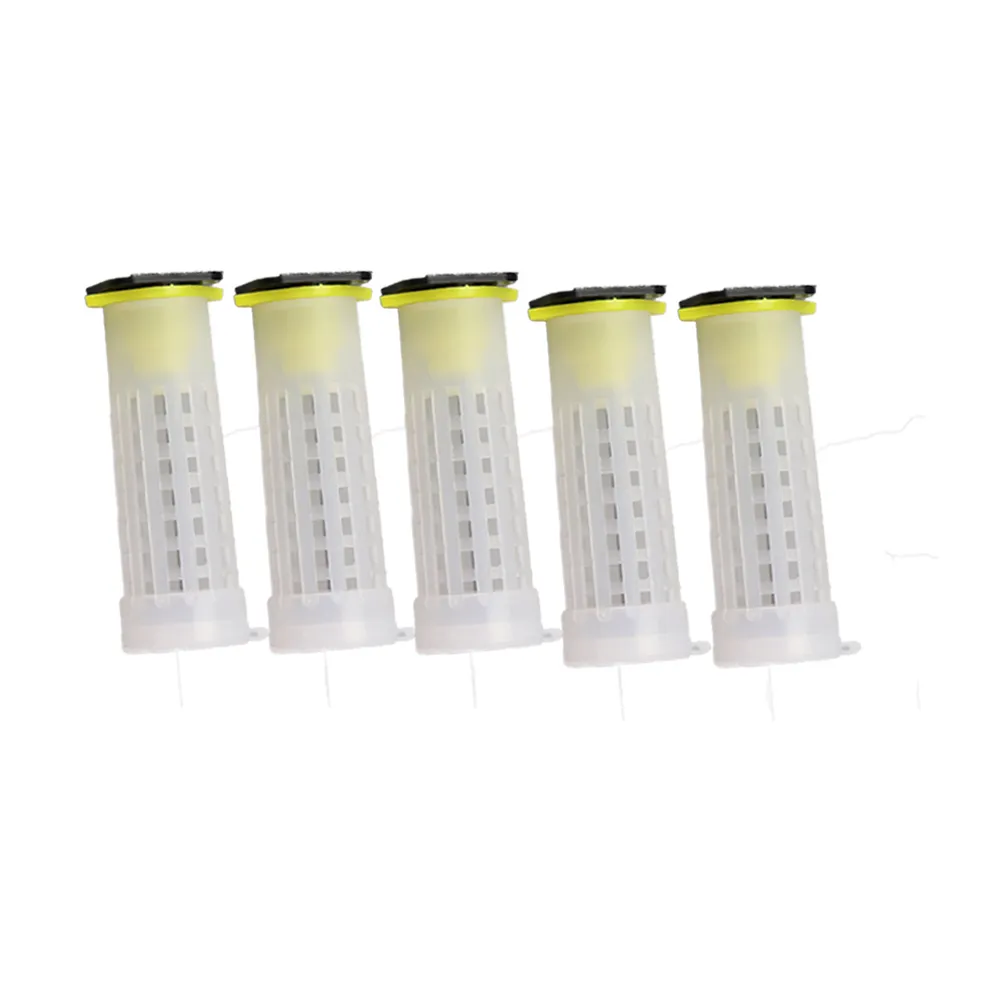 10 Queen Rearing Cell Cups Plastic Brown Cell Cage Room Honey Equipment ...