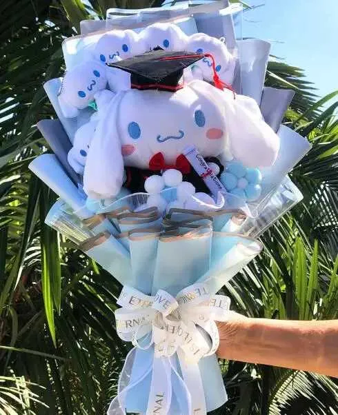 Graduation Gift: Cartoon My Melody Black Rice Cinnamon Plush Doll Toy ...