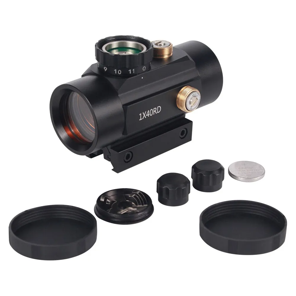 Tactical Hunting Red Dot Optische Sight Holographic 1X40RD Rifle scope ...
