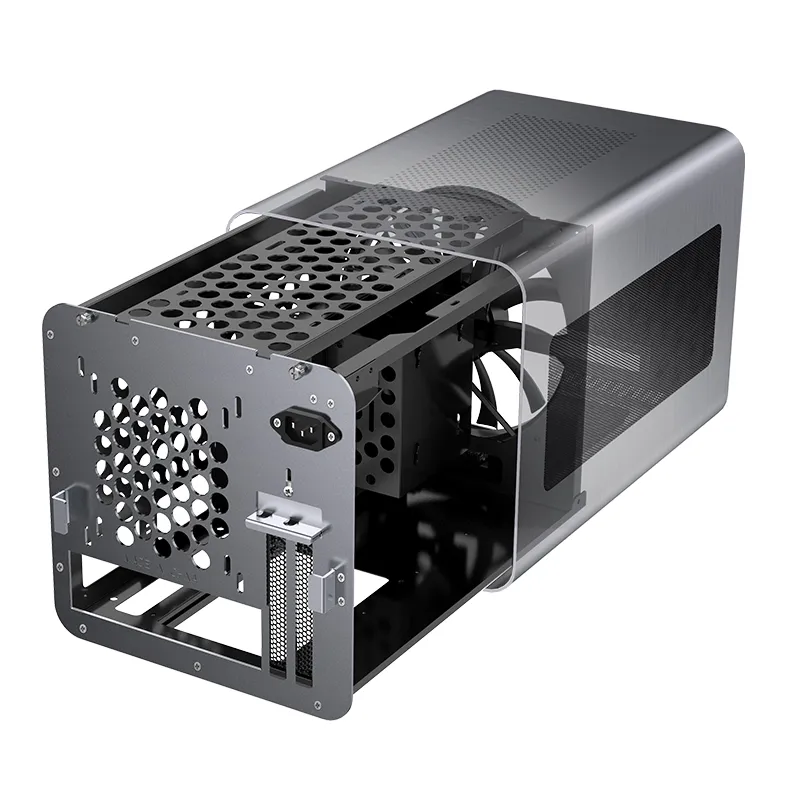 Jonsbo V8 MINI Aluminum Pull-Out ITX PC Case for 330mm GPU & 240mm ...