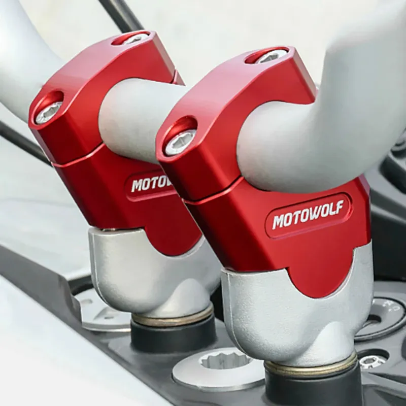 DHgate.com:Motorcycle Handlebar Mount Heightening Riser Bar Clamp in ...