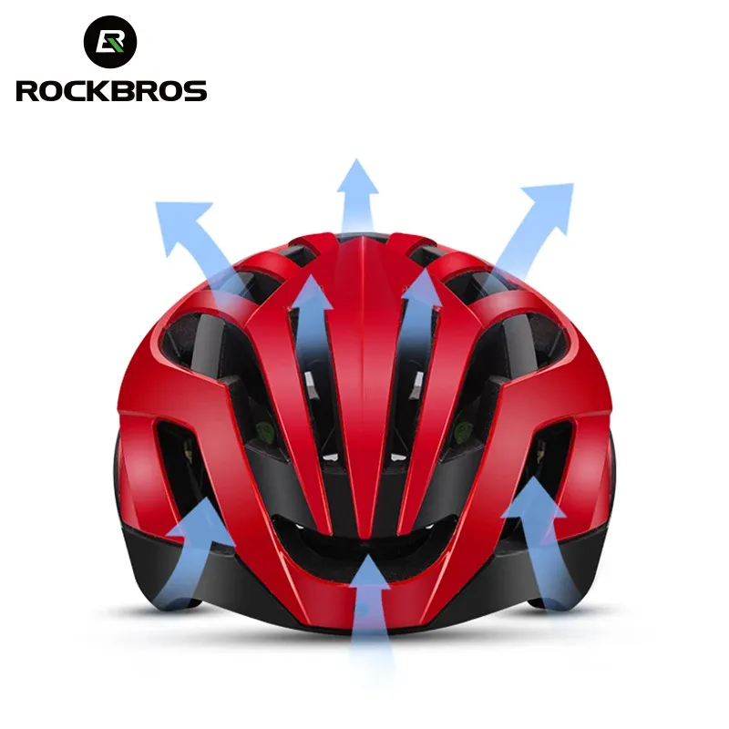 DHgate.com:Cycling Helmet with Safety Light - ROCKBROS 3-in-1 MTB Road Bike Helmet for Men, EPS ...