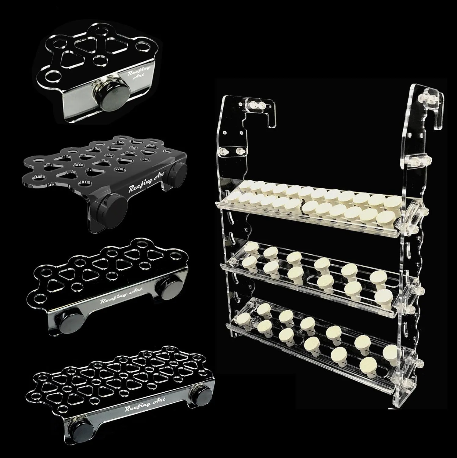 DHgate.com:2024 Super Clear Acrylic Magnetic Coral Frag Rack Holder for ...