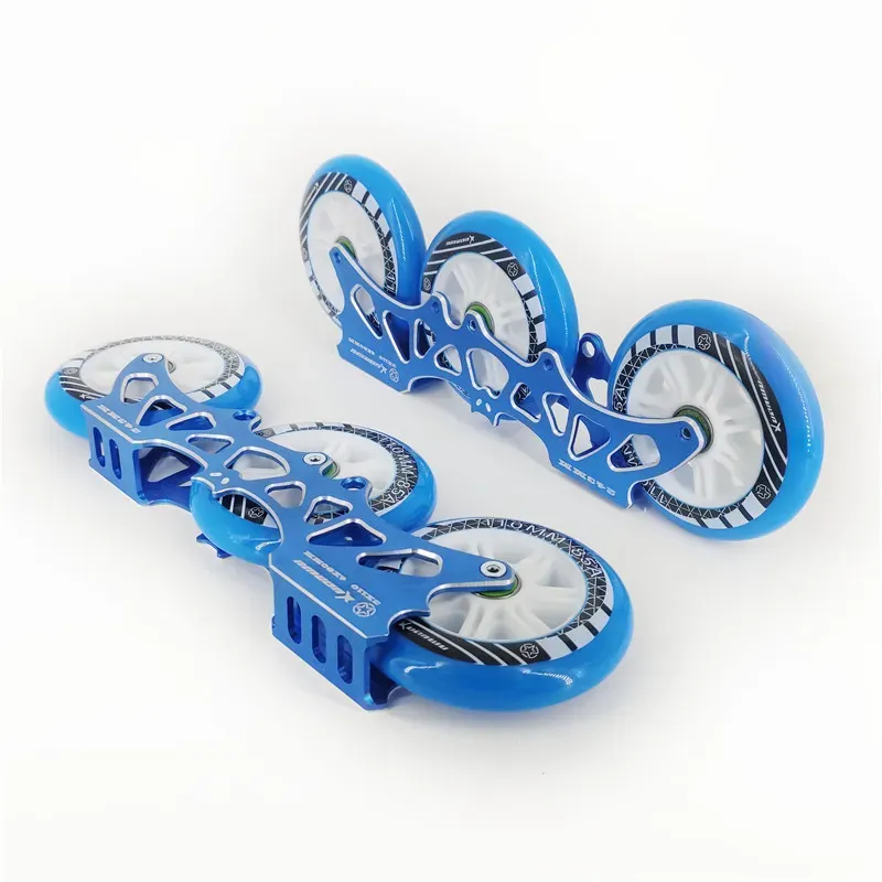 HOOMORE 3x110mm Inline Speed Skating Frame 110mm 85A Wheels, ILQ 9 ...