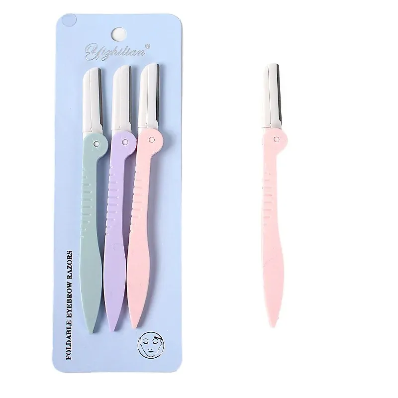 DHgate.com:3-Pack Precision Eyebrow Trimmer Blades for Womens Painless ...