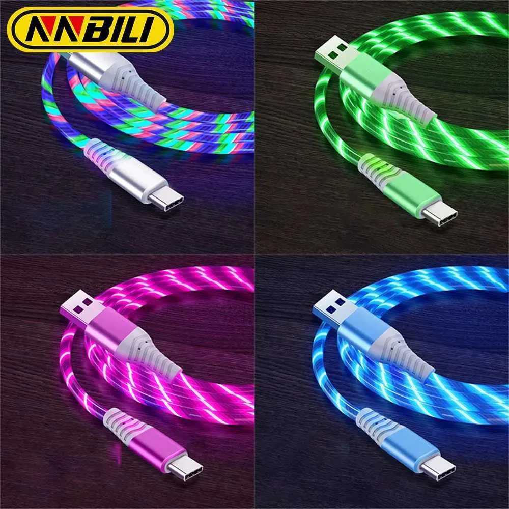 Fast Charging USB Type C Cable - 3A Power, LED Indicator, High-Speed ...