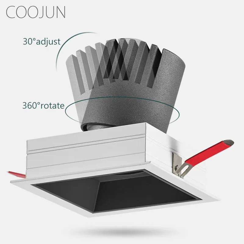 DHgate.com:COOJUN Ceiling Lights, Square Single/Double LED Adjustable ...