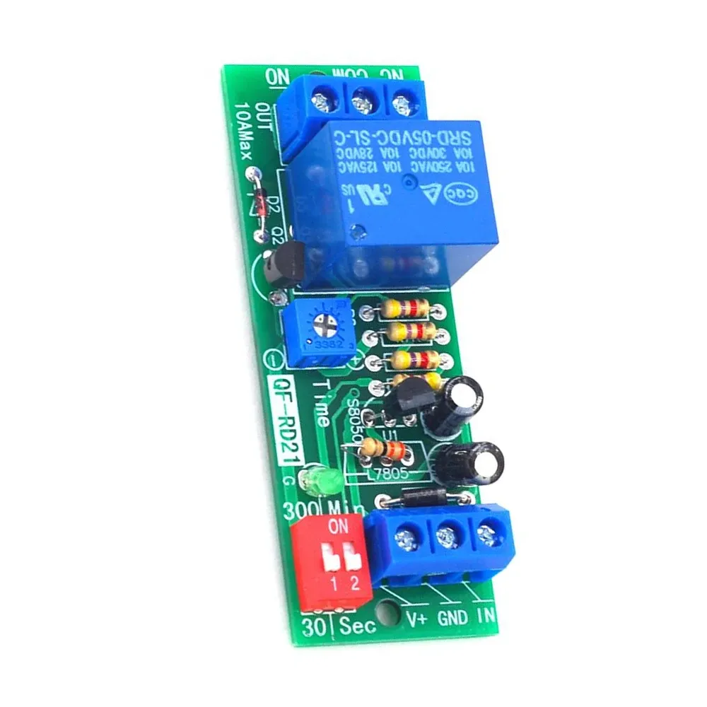 Power-Off Delay Disconnect Relay Module for Vehicle Auto Shutdown, 5V ...