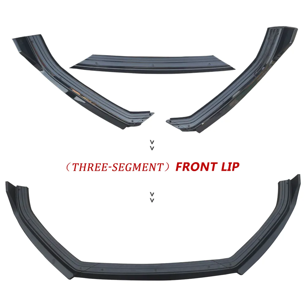 DHgate.com:Polo Front Lip Spoiler, Gloss Black ABS Bumper Splitter ...