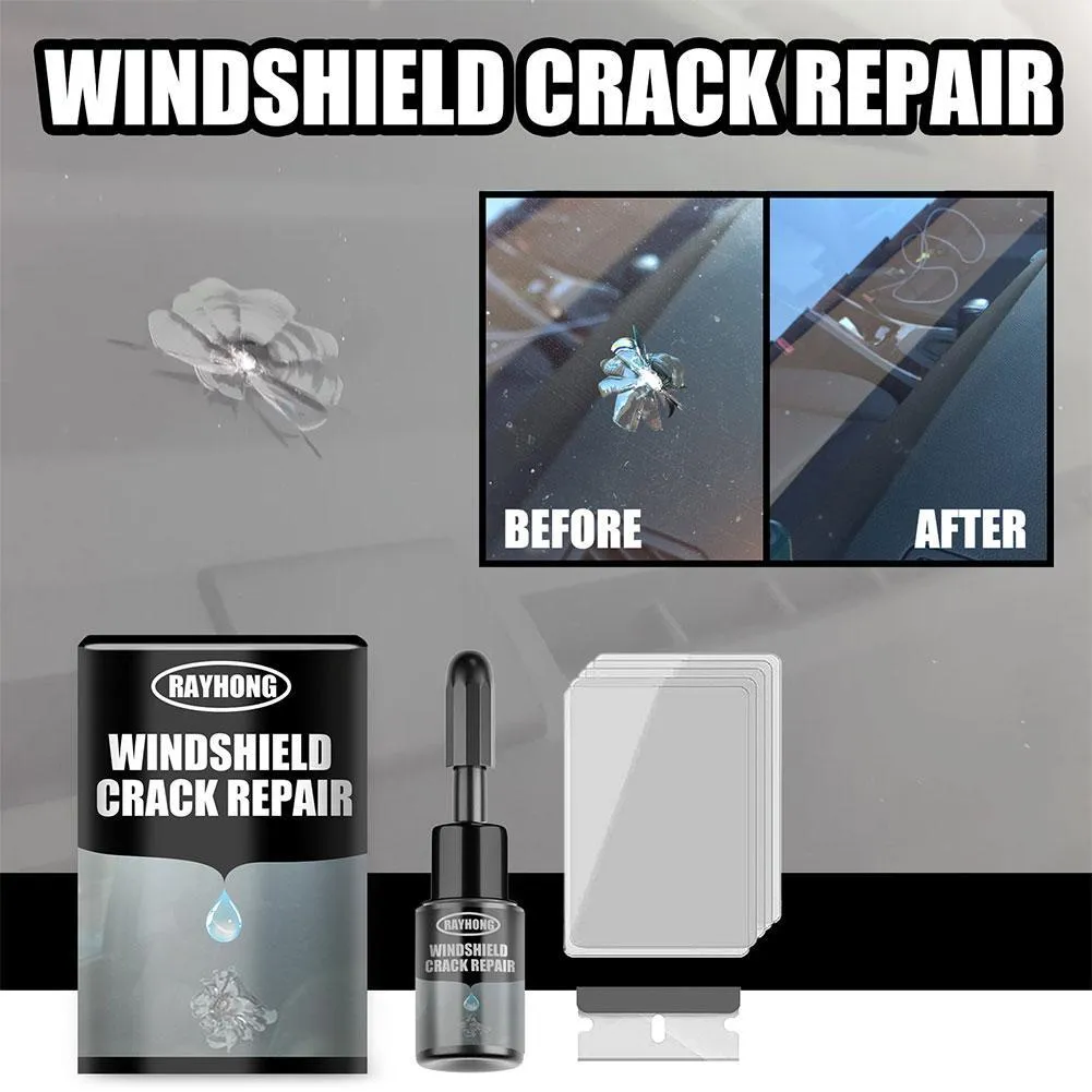 Car Window Repair Kit: Windshield Chip Repair Kit, Glass Crack Repair ...