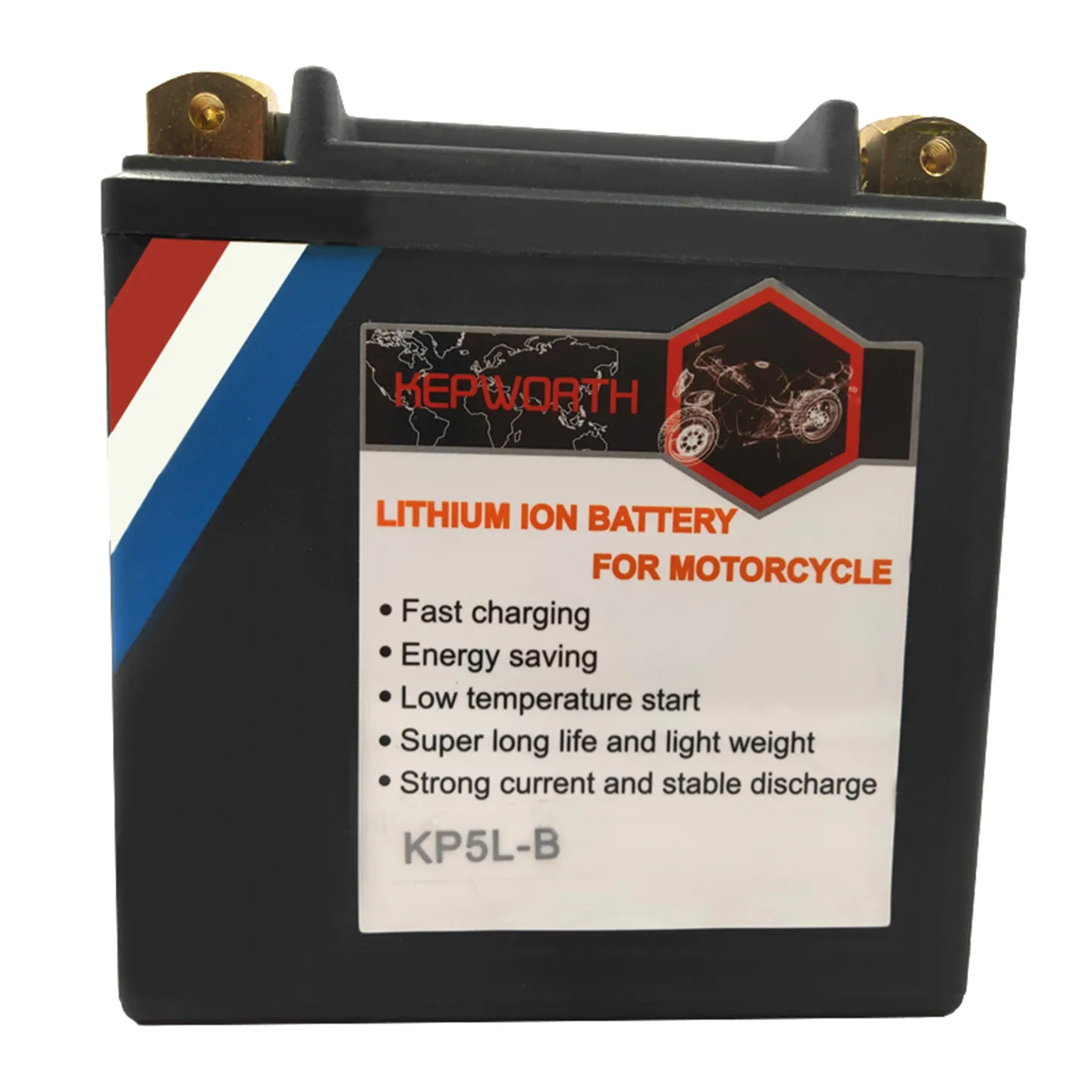 12V LiFePO4 Motorcycle Starter Battery with BMS, 3Ah to 10Ah, 160-520A ...