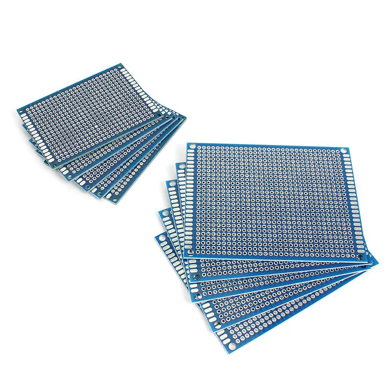5-Piece Prototype PCB Board Set: Double-Sided Universal Circuit Boards ...