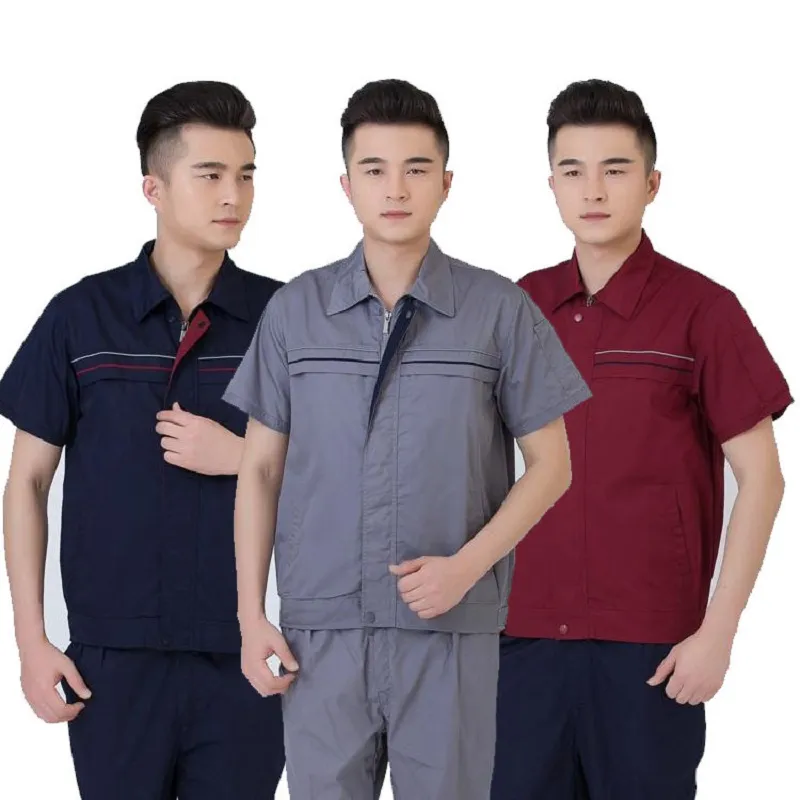 Summer Work Uniforms: Breathable Work Coveralls for Men and Women in ...