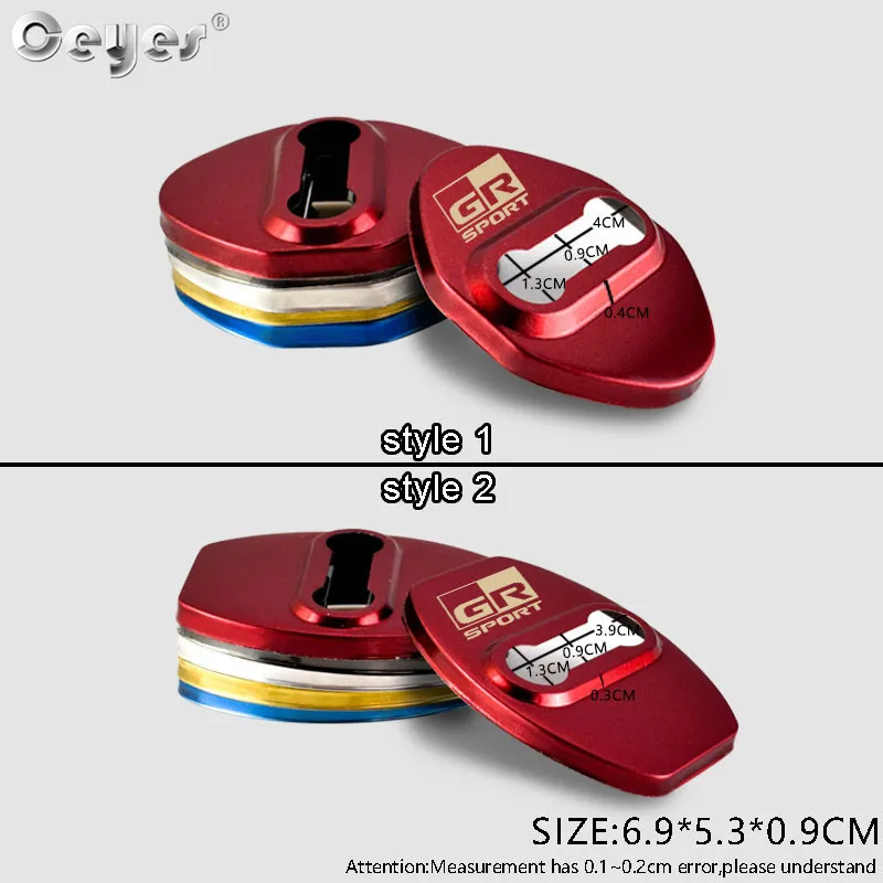 Ceyes Auto Lock Buckle Cover Case for Toyota Gazoo Racing Prius Yaris ...