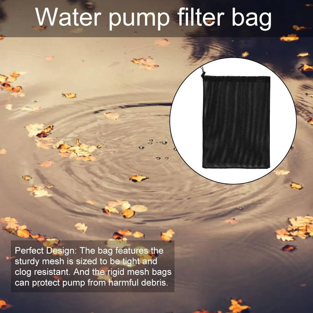 DHgate.com:Pond Pump Filter Bag - Fine Mesh Drawstring Barrier for ...