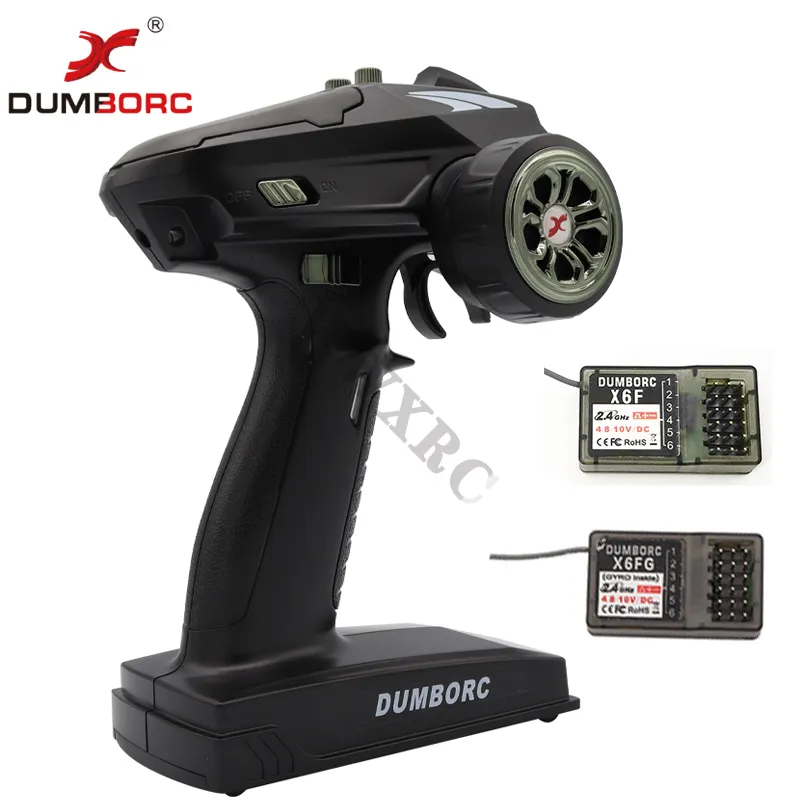 DUMBORC X6F/X6FG 2.4G 6CH RC Receiver System for Domborc RC X6 ...