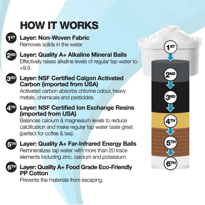 2-Pack Maxtra Water Filter Replacements - pH 8-10, ORP -100 to -300mv ...