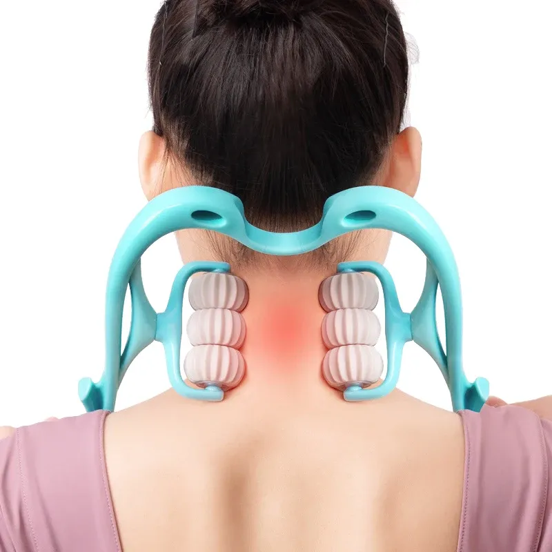 Plastic Pressure Point Neck And Leg Massager Hand Roller For Trigger ...