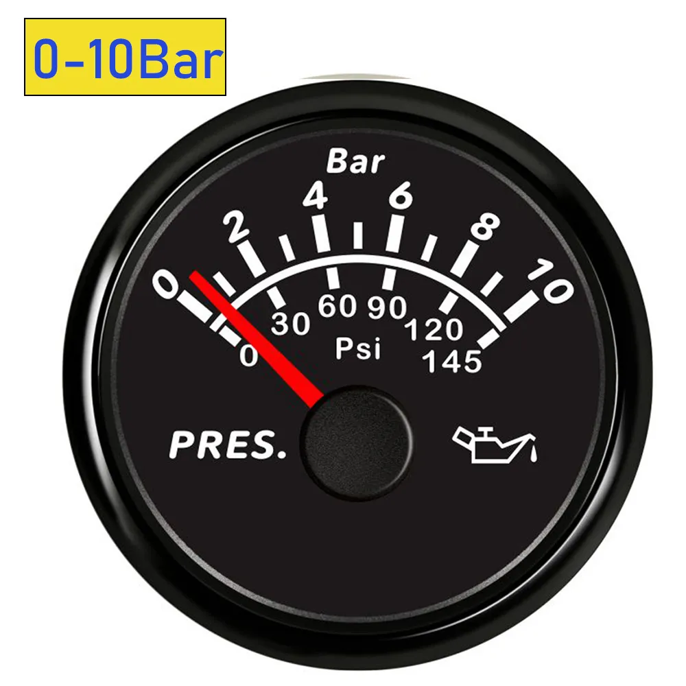 DHgate.com:52mm Car Oil Pressure Gauge Fuel Pressure Meter Fit Output ...