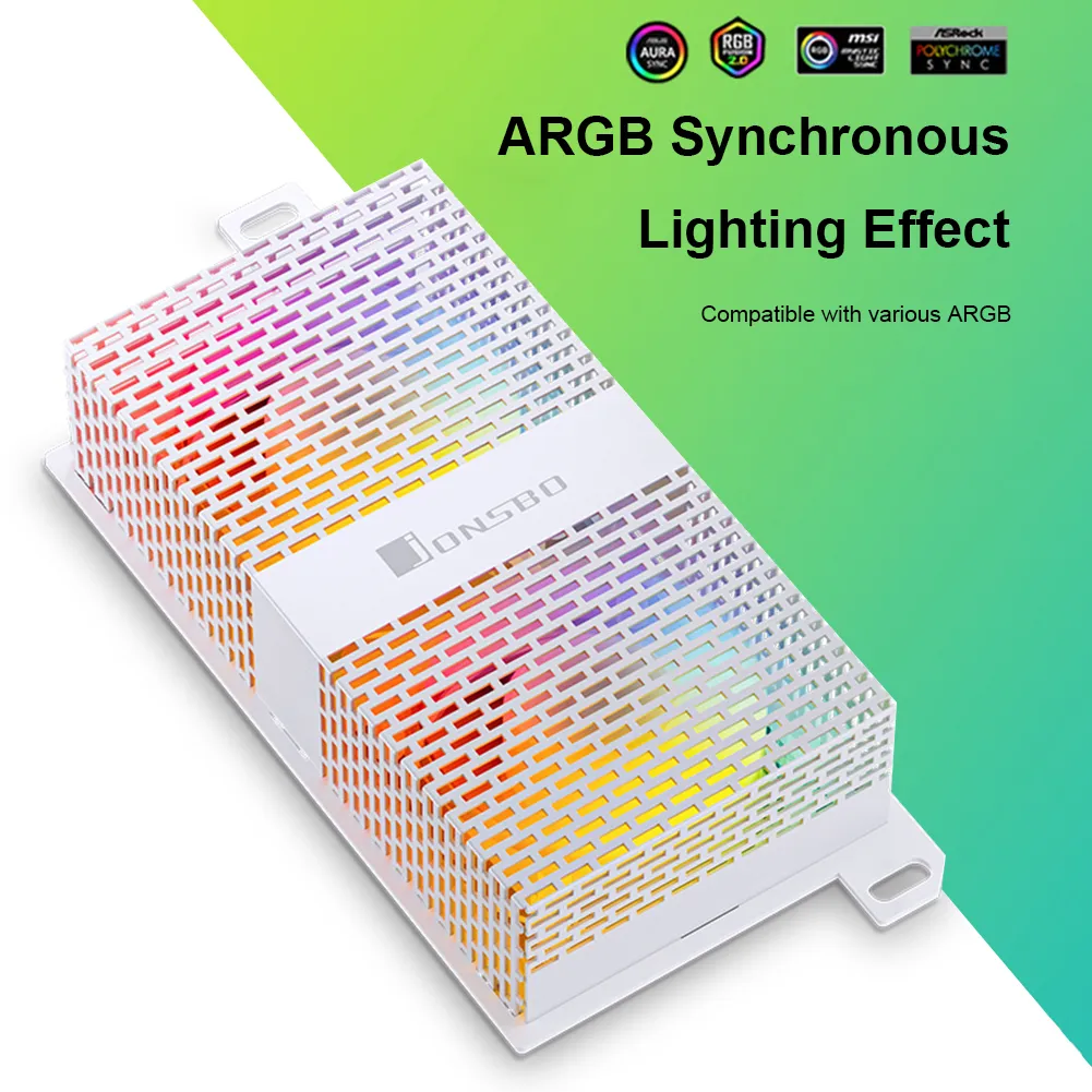 ARGB RAM Cooling fan for sale with Dual 50mm fan for sales, 4Pin PWM/5V 3Pin, 60-3600RPM ...