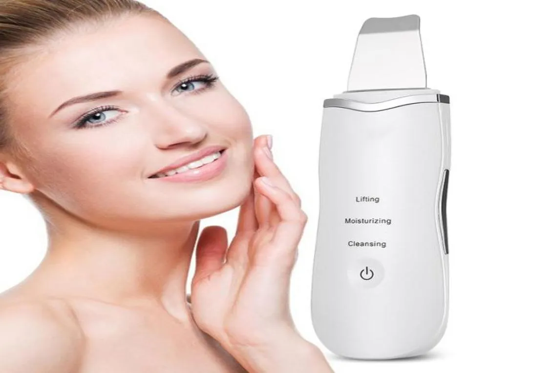 Ultrasonic Rechargeable Facial Micro Scrubber For Deep Cleansing ...