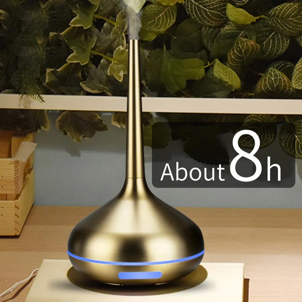 Elegant USB LED Ultrasonic Humidifier: Aromatherapy Diffuser for Home ...