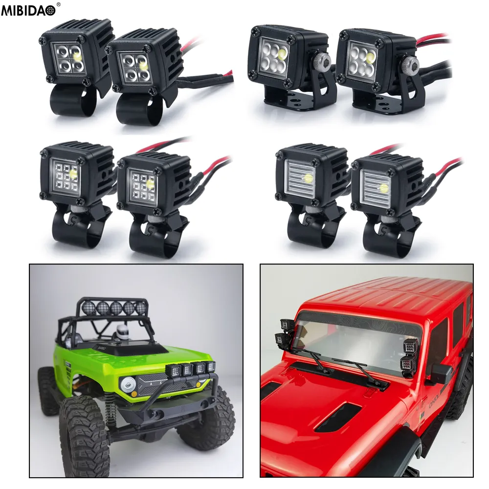 DHgate.com:UpgradedMIBIDAO Roof LED Light Bar Spotlight for 1/10 RC ...