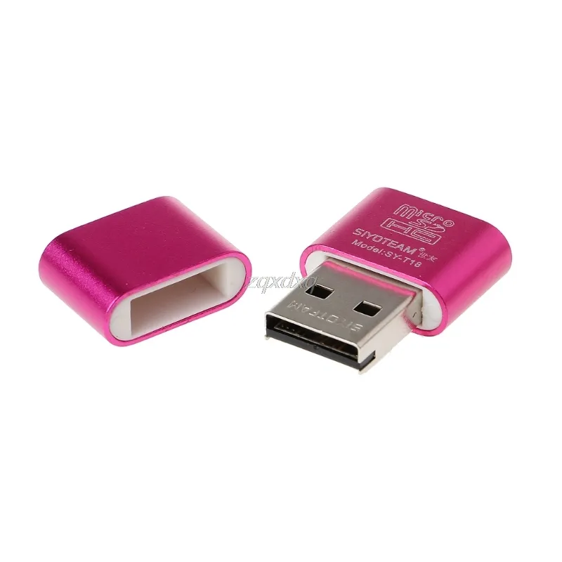 Aluminum Alloy Micro SD Card Reader with USB 2.0 Port for Easy Data ...