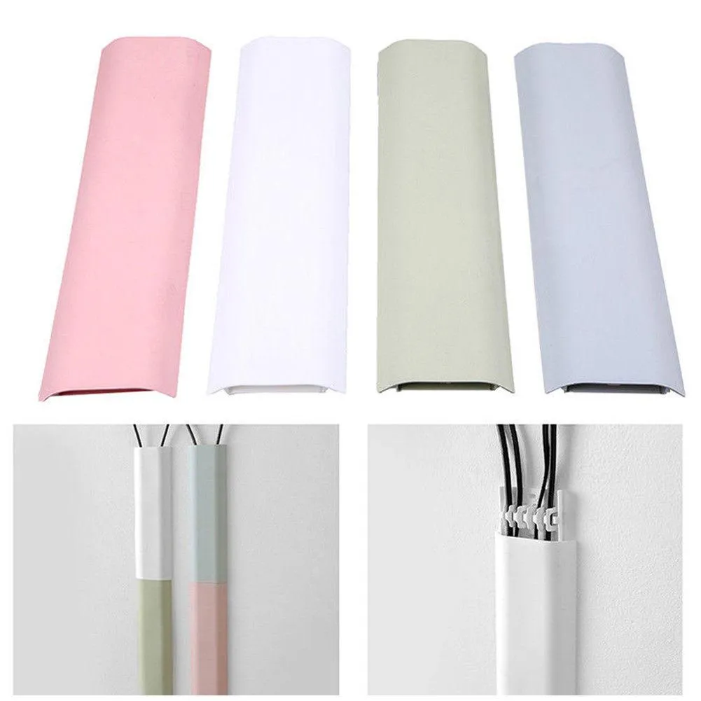 2024 Adhesive Cable Raceway TV Cord Cover Kit - Paintable Wire ...