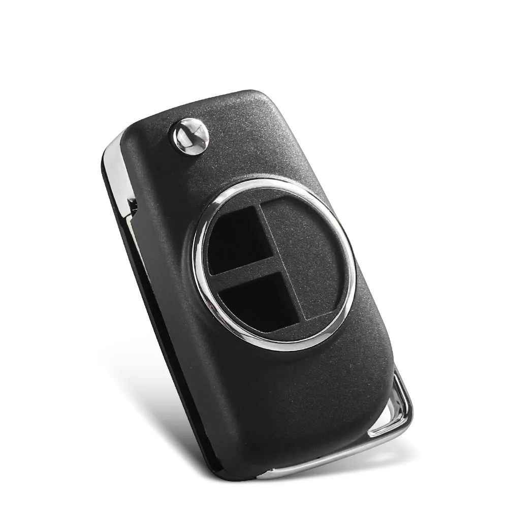 Durable Black Key Fob Shell Modified Flip Key Case Cover Replacement ...