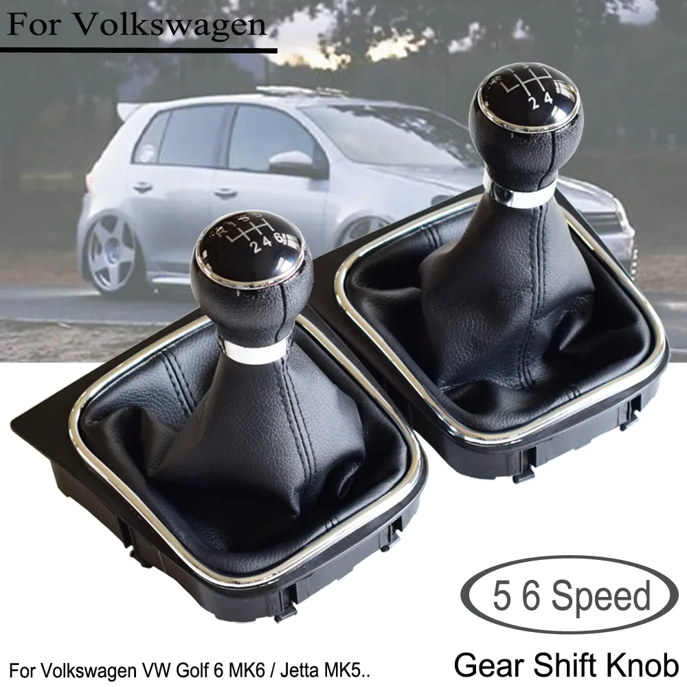 DHgate.com:Manual 5/6 Speed Car Gear Shift Knob Lever Stick Gaiter Boot ...