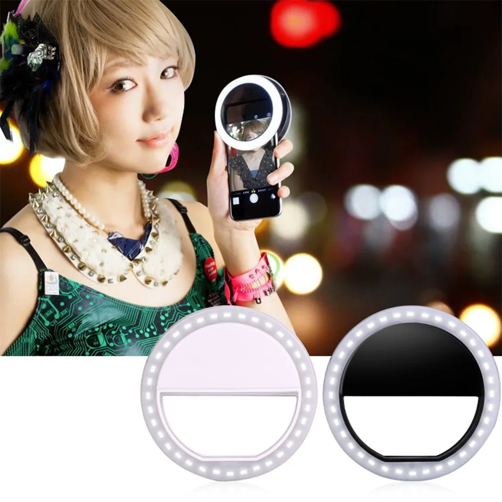 Portable Mobile Selfie Light: Clip-On LED Flashlight for Enhanced ...