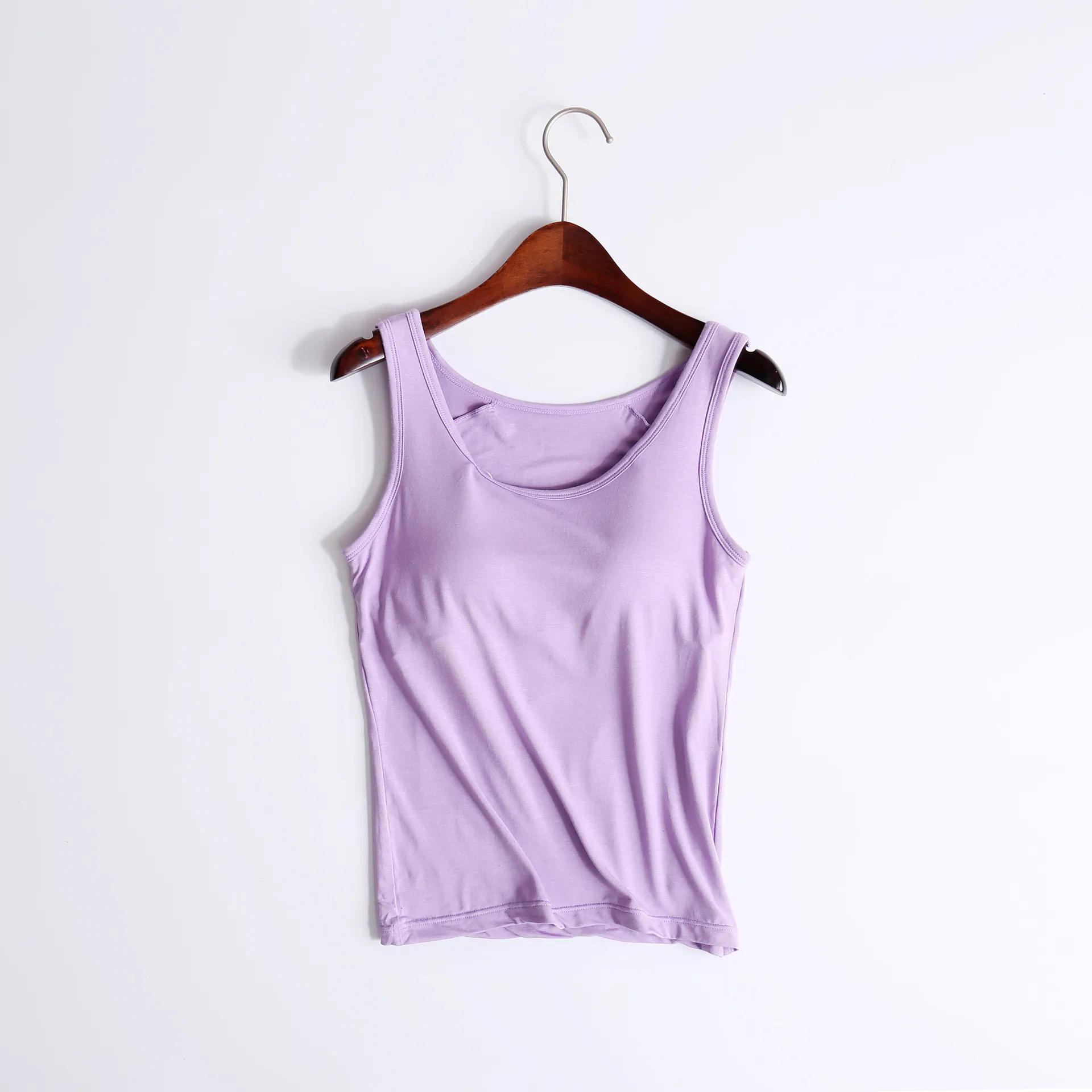 DHgate.com:Womens Solid Color Modal Sleep Top Nightwear, Round Neck, No ...