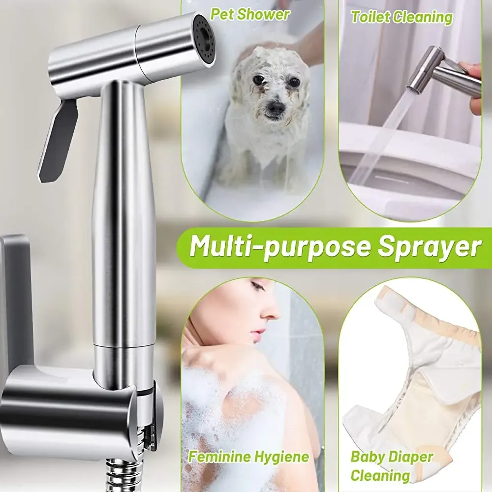 DHgate.com:Premium Handheld Bidet Sprayer Kit - Adjustable Bathroom ...
