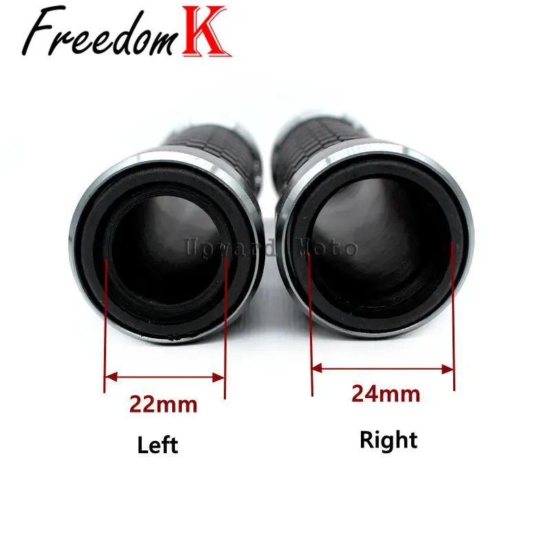 7/8 in 22mm CNC Aluminum Handlebar Grips for DL650 DL1000 V-Strom ...