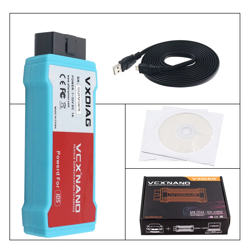 DHgate.com:VXDIAG NANO NX500 Auto Diagnostic Tool: 2-in-1 OBD2 Scanner ...