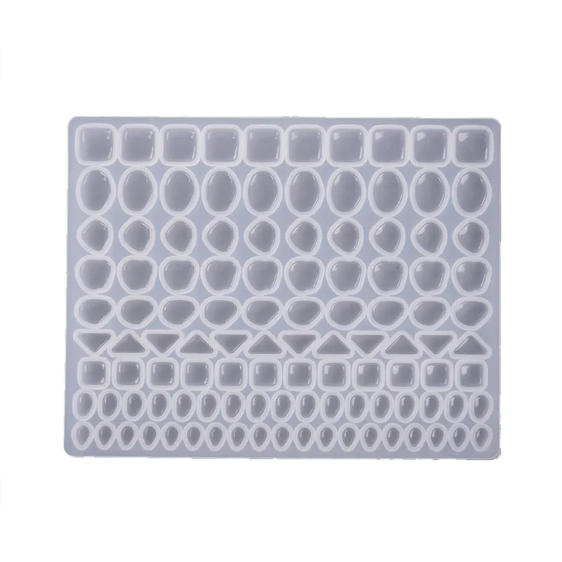 Round Mosaic-Stone Coaster Molds Resin Casting Silicone Set for DIY ...
