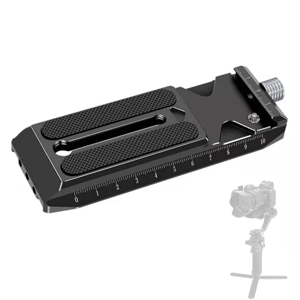 UpgradedAluminum Quick Release Plate Adapter with Arca-Swiss Clamp for ...