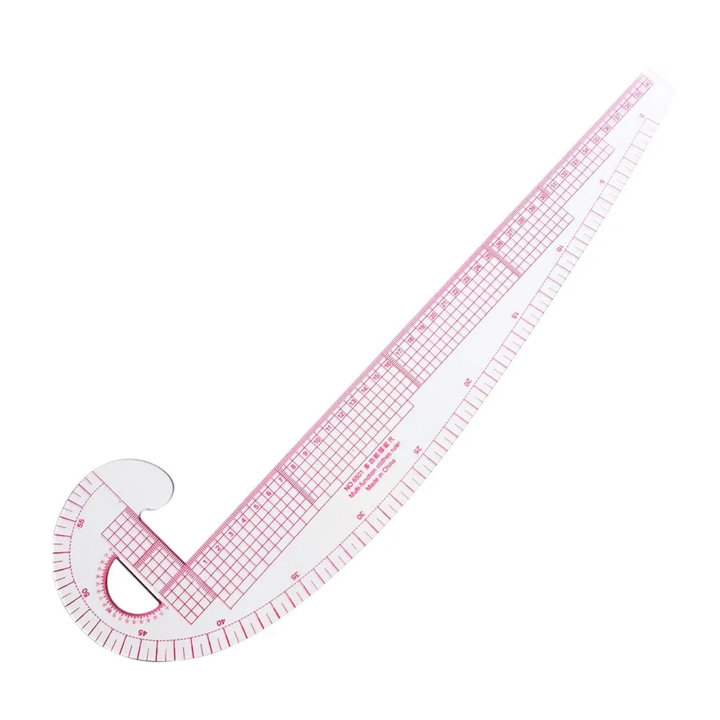 2024 Multipurpose Sewing Tools Soft Plastic Comma Curve Ruler Styling ...