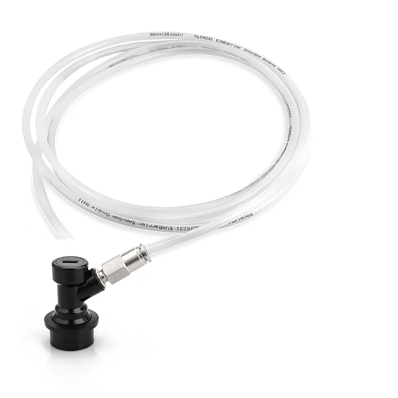 Premium Homebrew Beer Line - 5mm ID 8mm OD Double Wall Tubing with Push ...