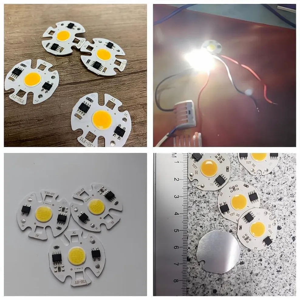 LED Beads: Compact 220V COB LED Matrix Light Source Energy Efficient 3W 12W Driverless Diode ...