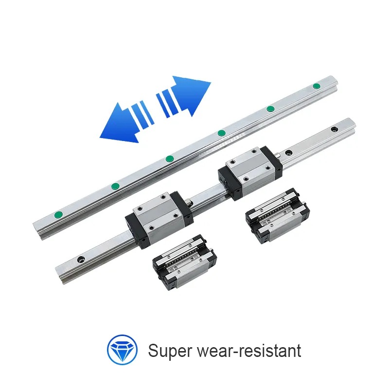 Mechanical Component Of HGR20 Linear Guide And SFU1610 Ballscrew 250mm ...