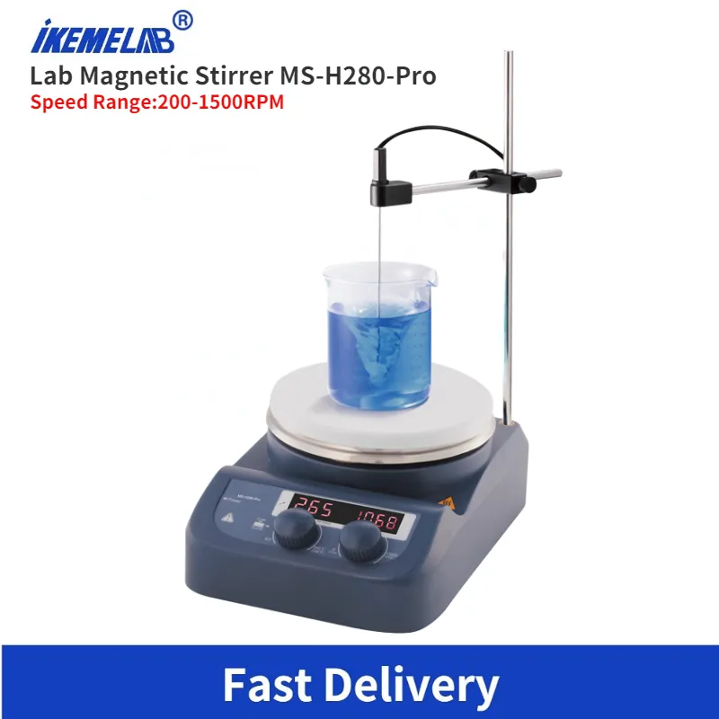 Wholesale IKEME MS H280 Pro Digital Hot Gas Plate Magnetic Stirrer For ...