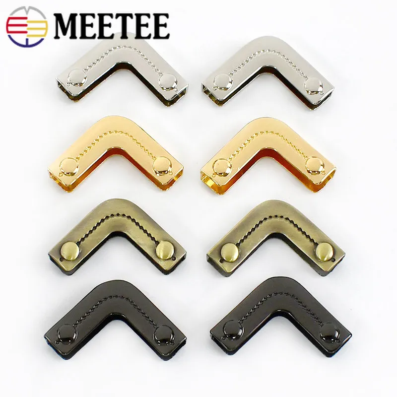DHgate.com:10/20Pcs Metal Bag Corner Protector Clips Decorative Corner ...