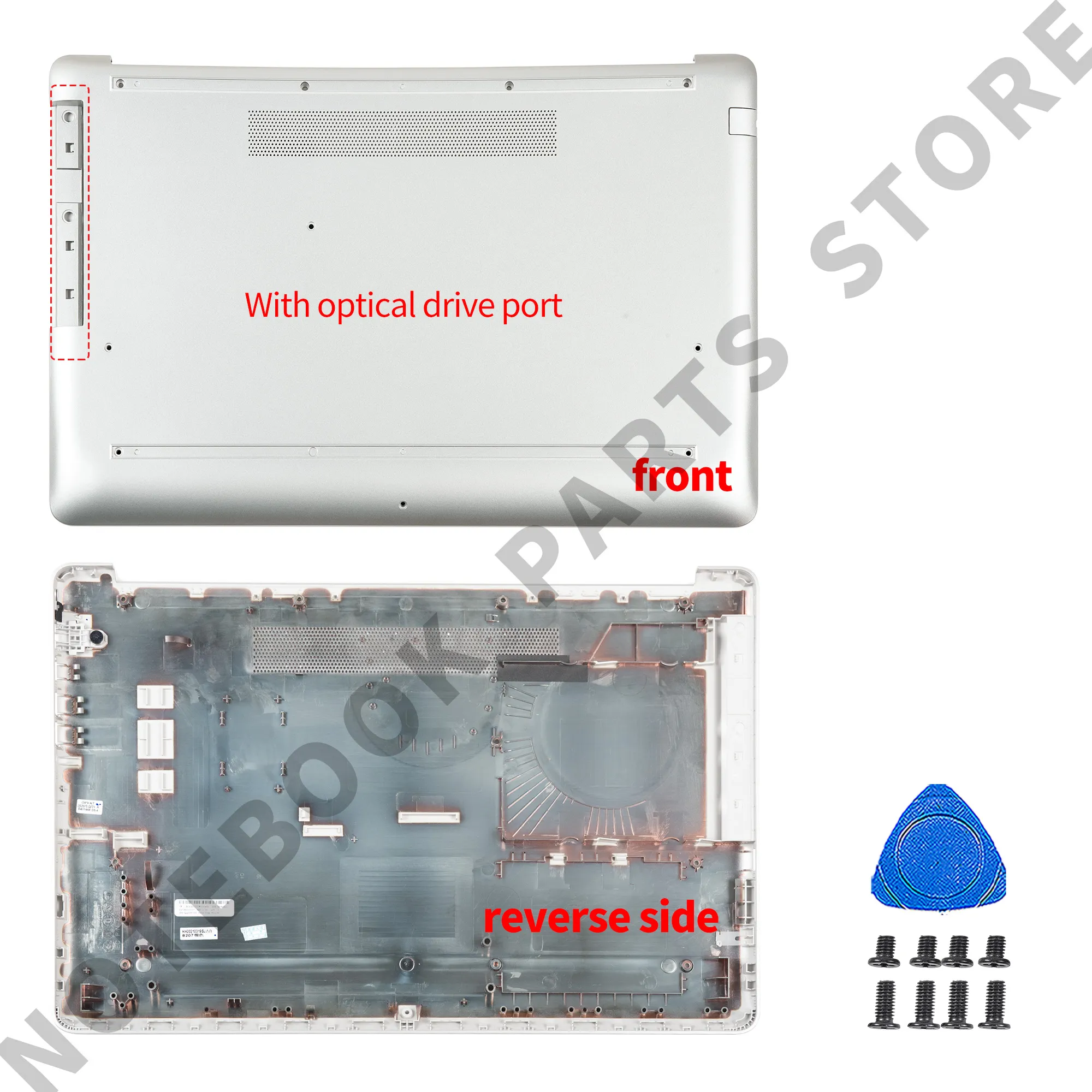 Laptop Replacement Parts Kit: LCD Back Cover, Bezel, Palmrest & Base ...